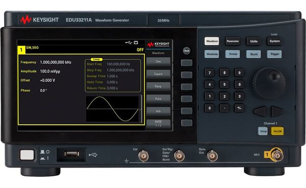 ECE 110/Equipment/Keysight EDU33211A - PrattWiki